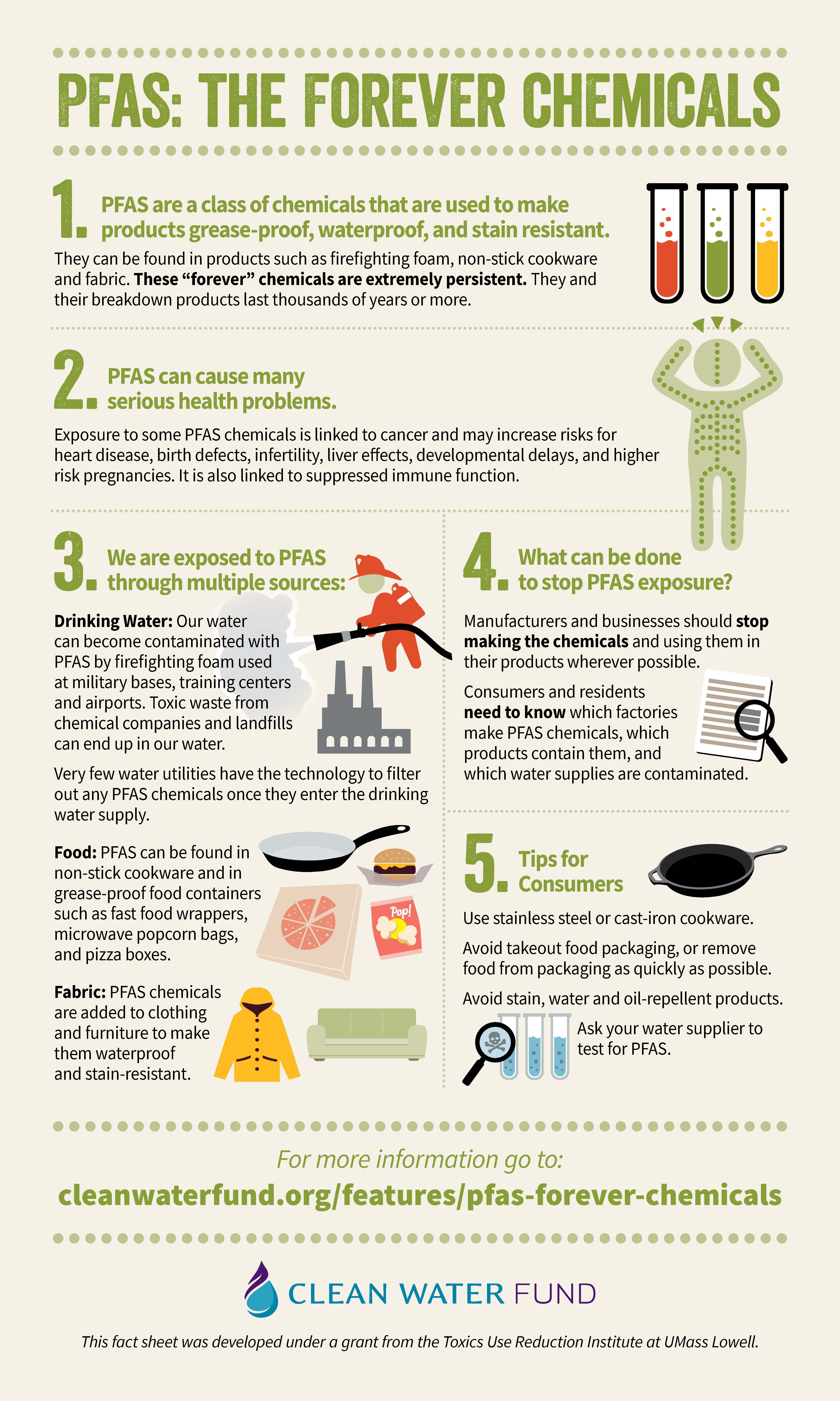 Pfas Infographic Pfas exposure can cause early menopause in women